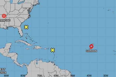Tropical Storm Gordon forms in the Atlantic Ocean