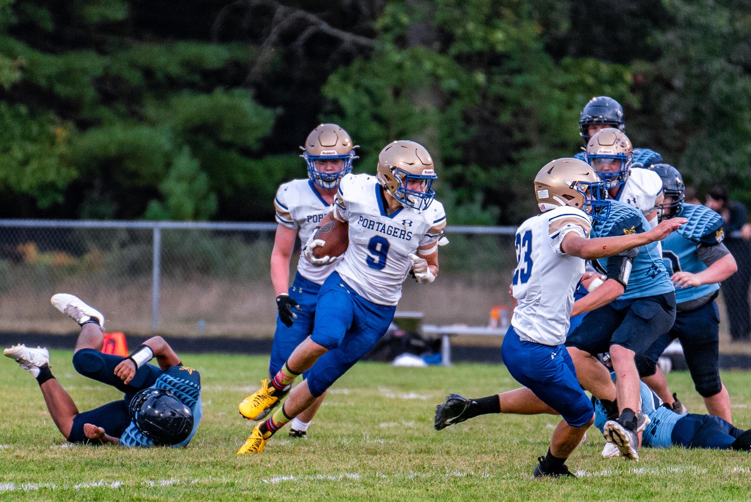 Onekama football easily takes down Suttons Bay