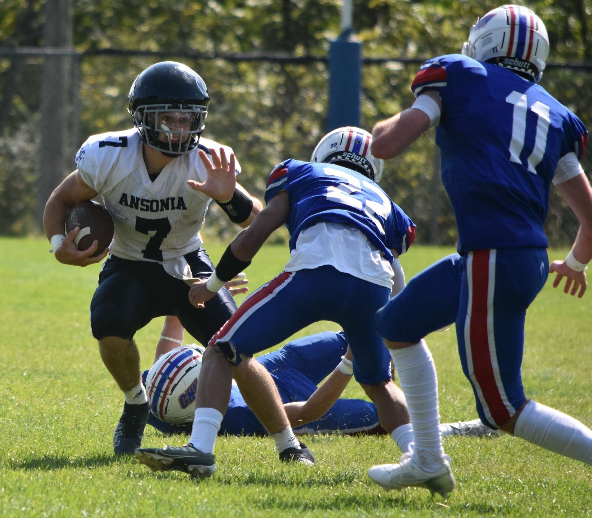 Ansonia High School defeats GNH in NVL football opener