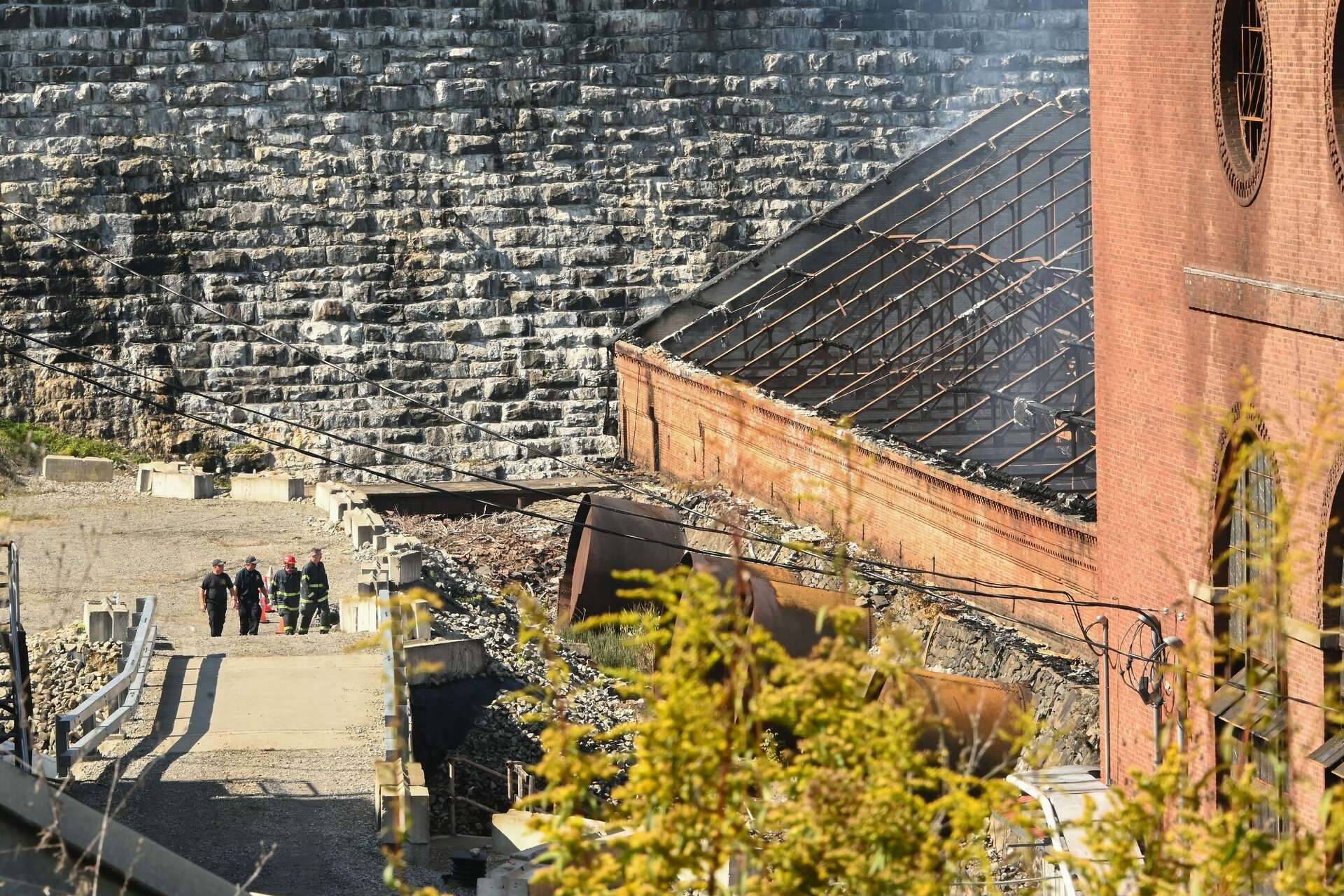 Spier Falls Dam power station on Hudson River damaged in massive blaze