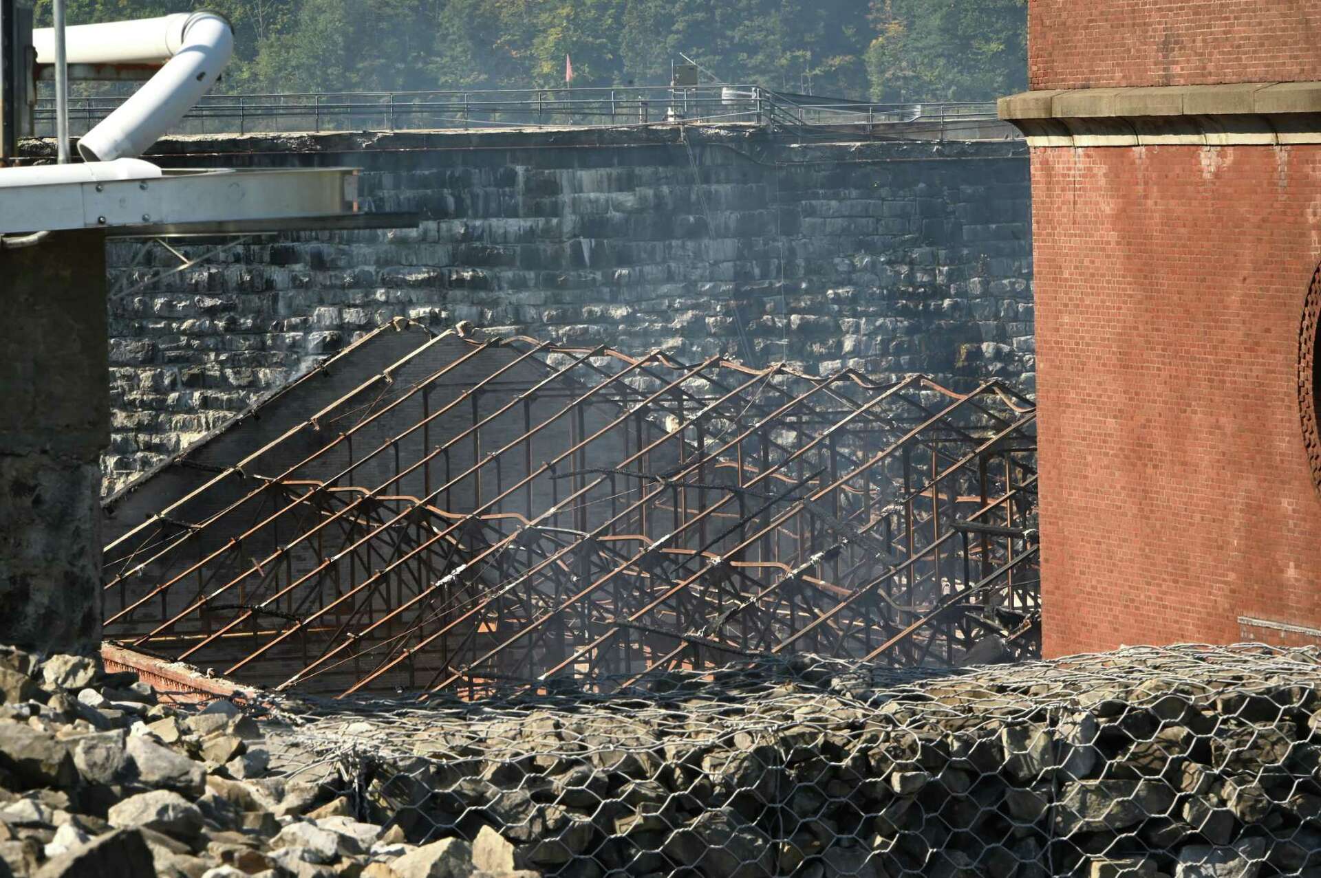 Spier Falls Dam power station on Hudson River damaged in massive blaze