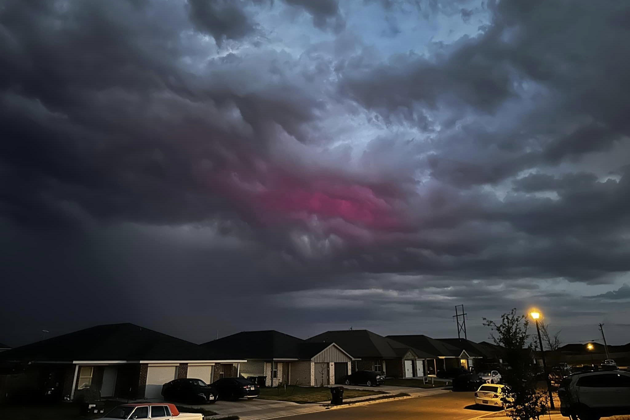 Mystery of strange, pink light over Central Texas is solved