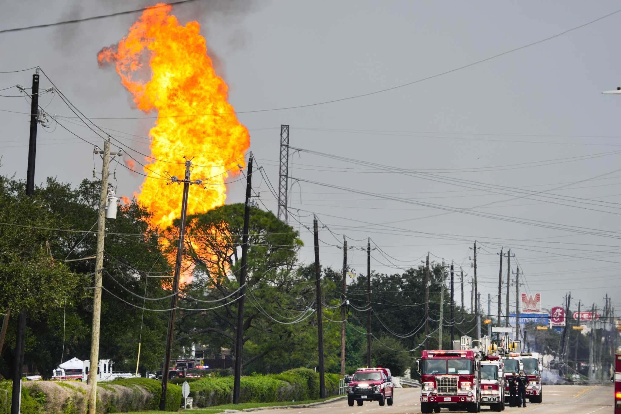 La Porte pipeline fire: What to know about evacuations, road closures