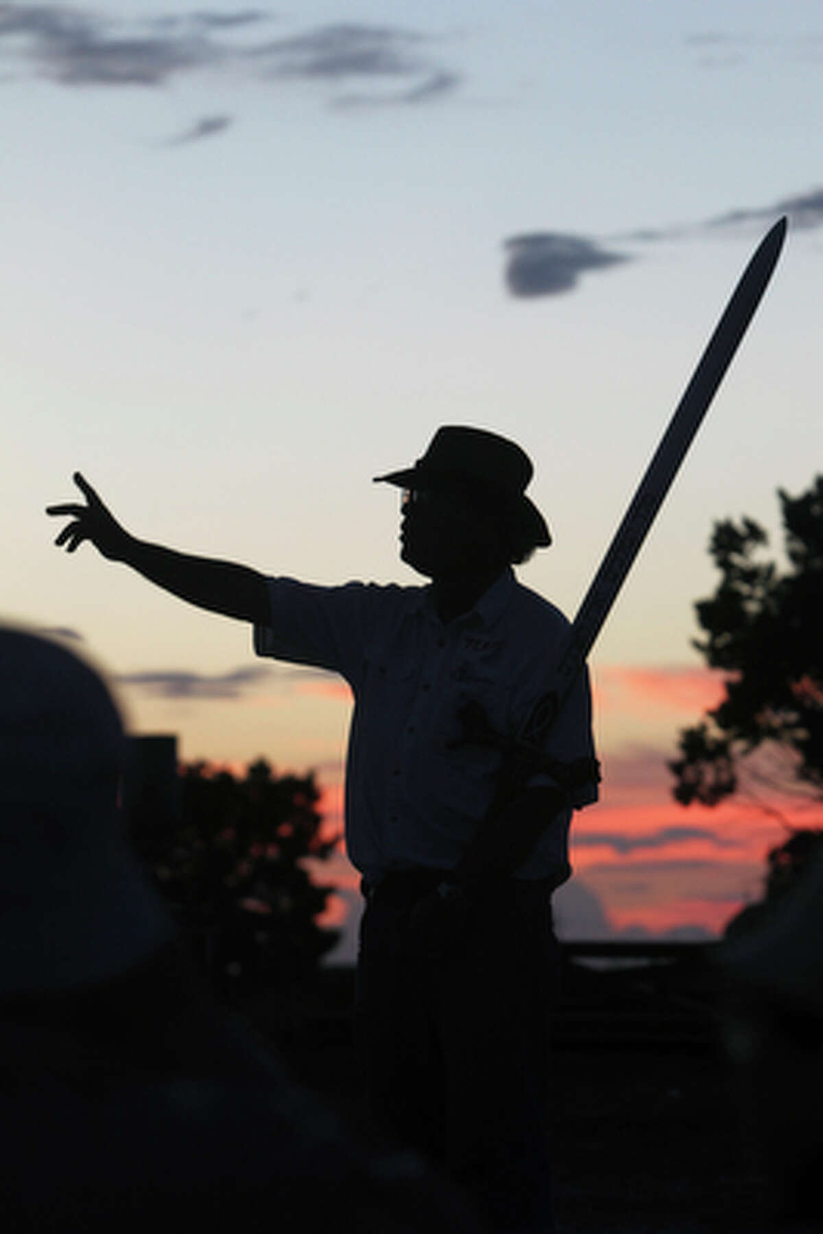'Empty Cross' raised near Kerrville