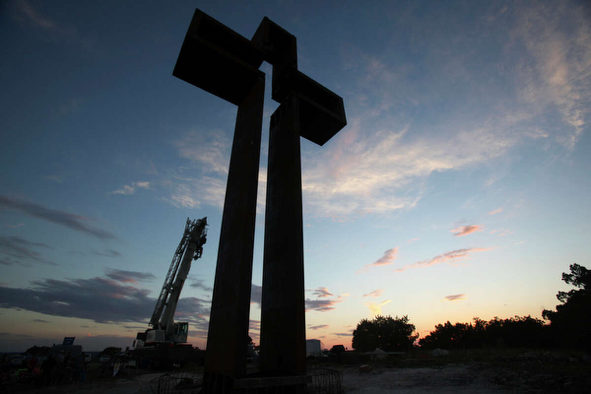 'Empty Cross' raised near Kerrville