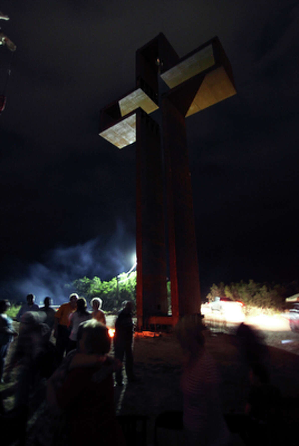 'Empty Cross' raised near Kerrville