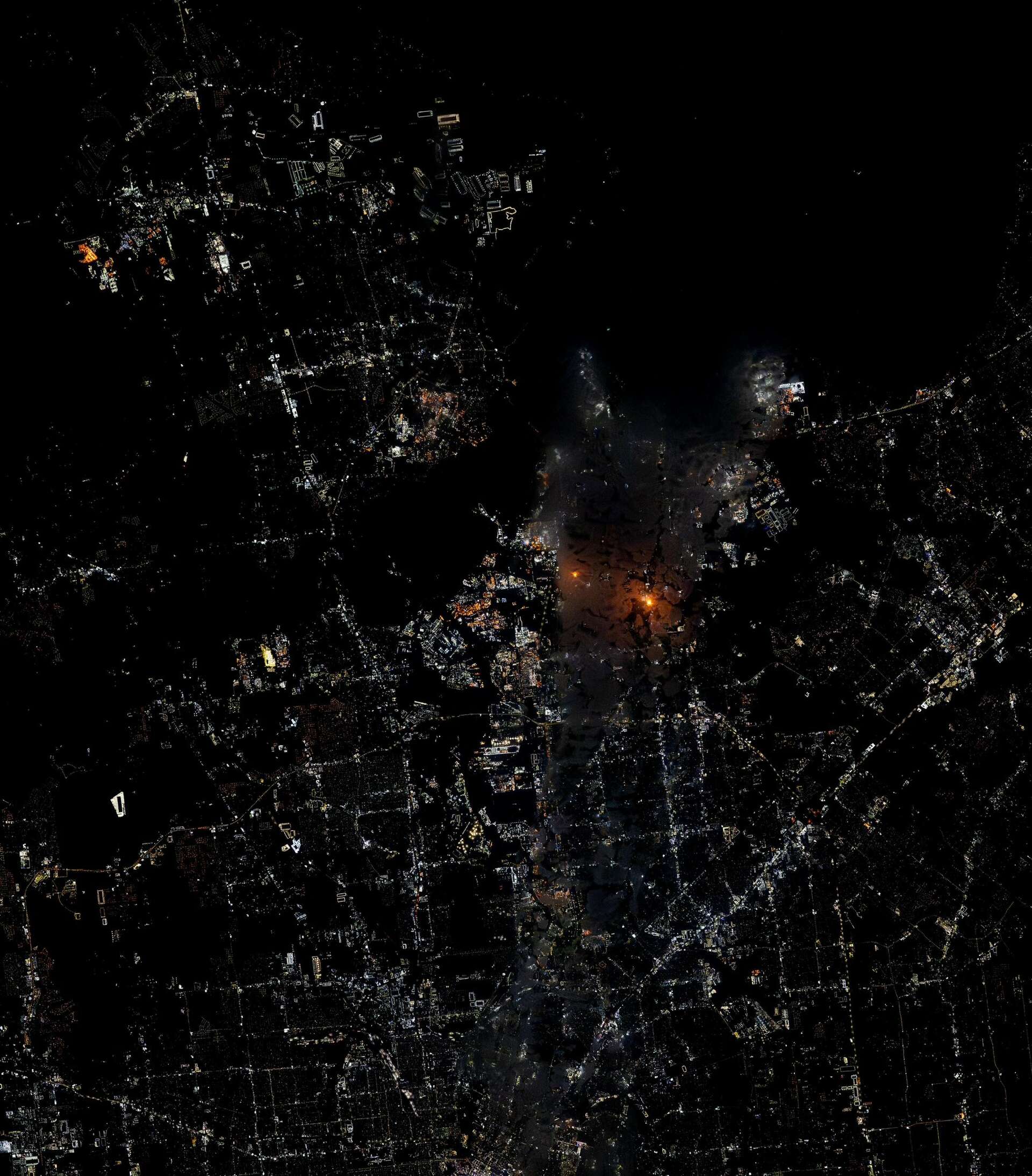 Deer Park pipeline fire: NASA astronaut snaps photo from ISS