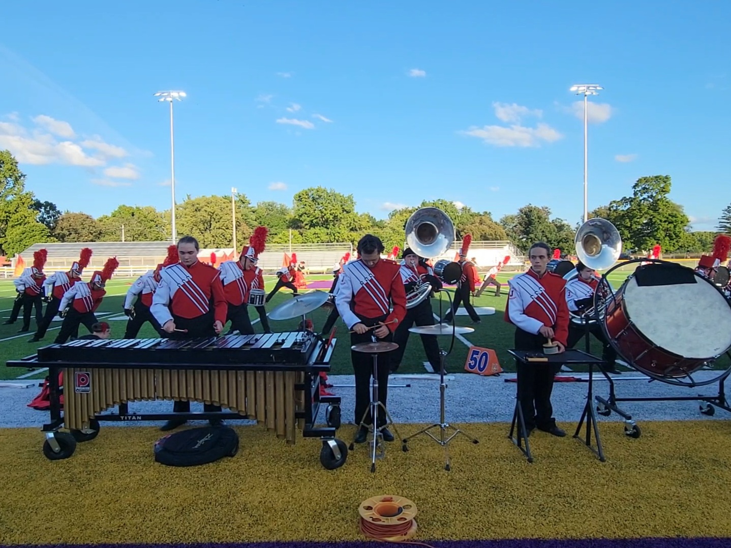Jacksonville High School Marching Band wins at Sage City Invitational