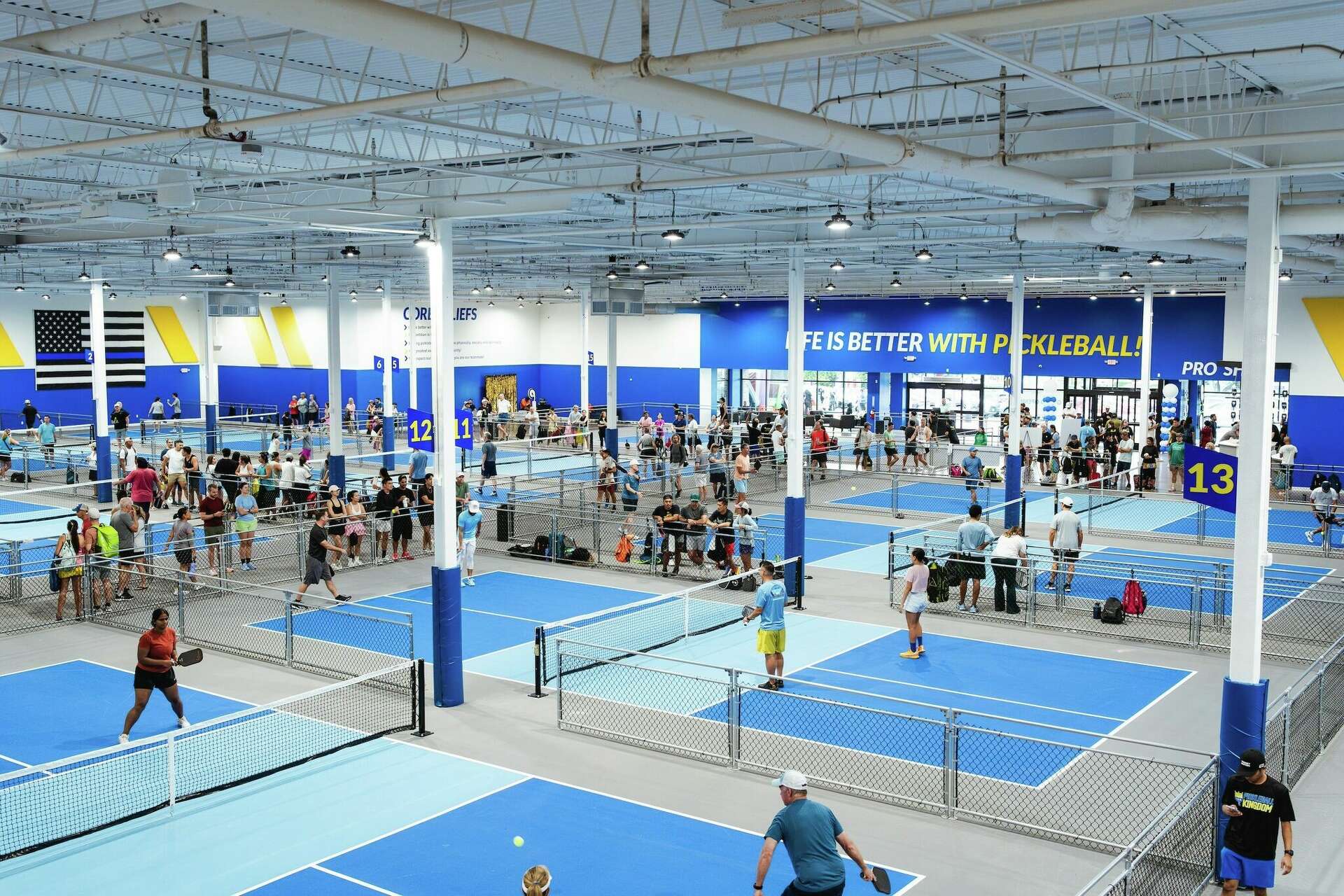 World's largest indoor pickleball facility opens in Central Texas