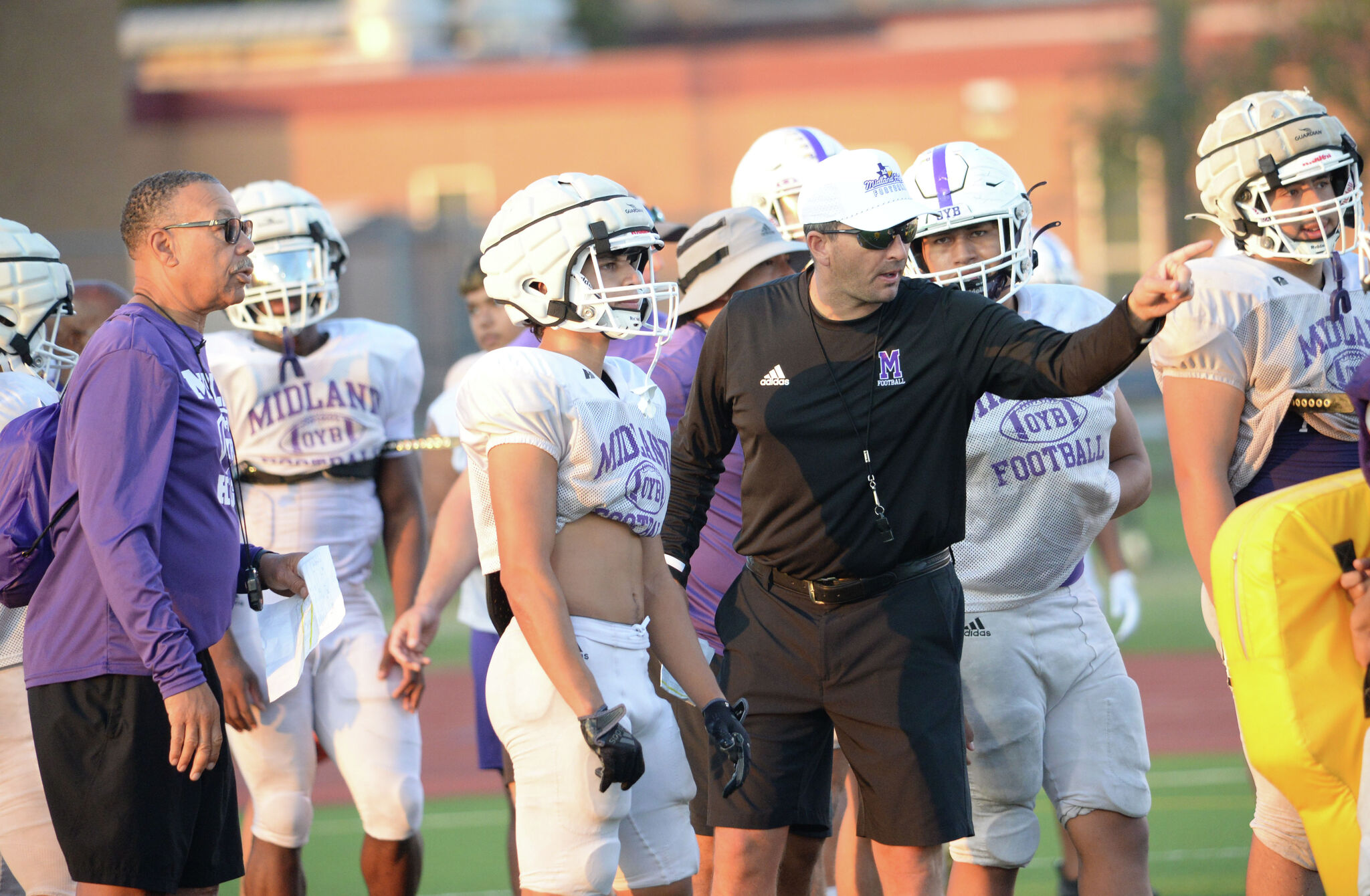 Midland High football glad to be home finally after 3 long trips