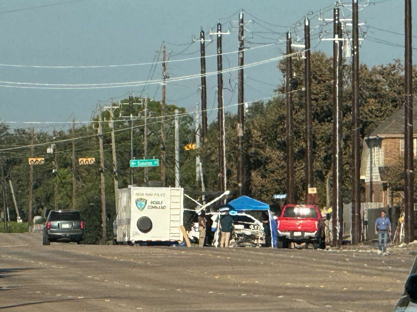 Human remains found in SUV that crashed in Deer Park pipeline fire