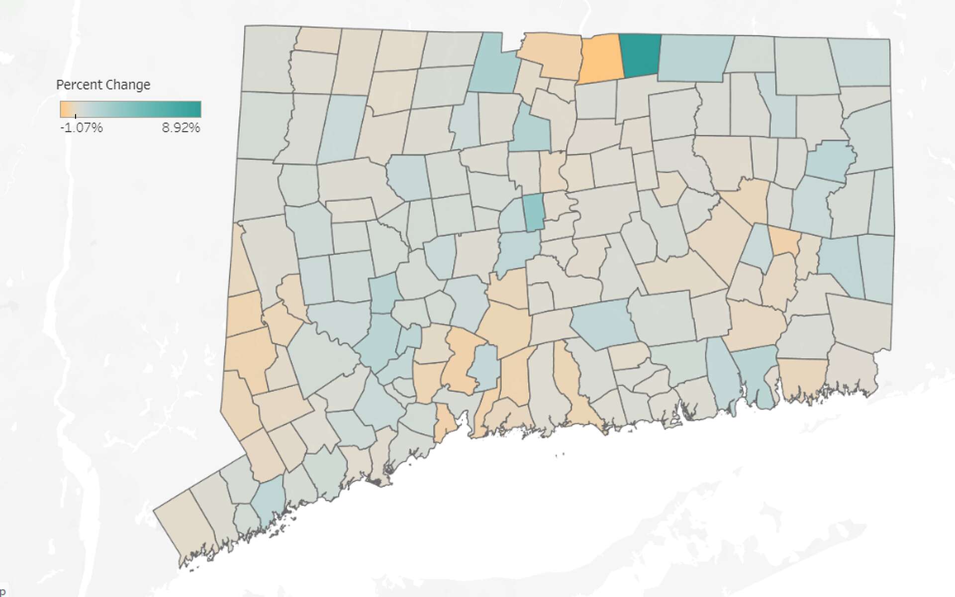 Connecticut launches new dashboard to track population changes by town
