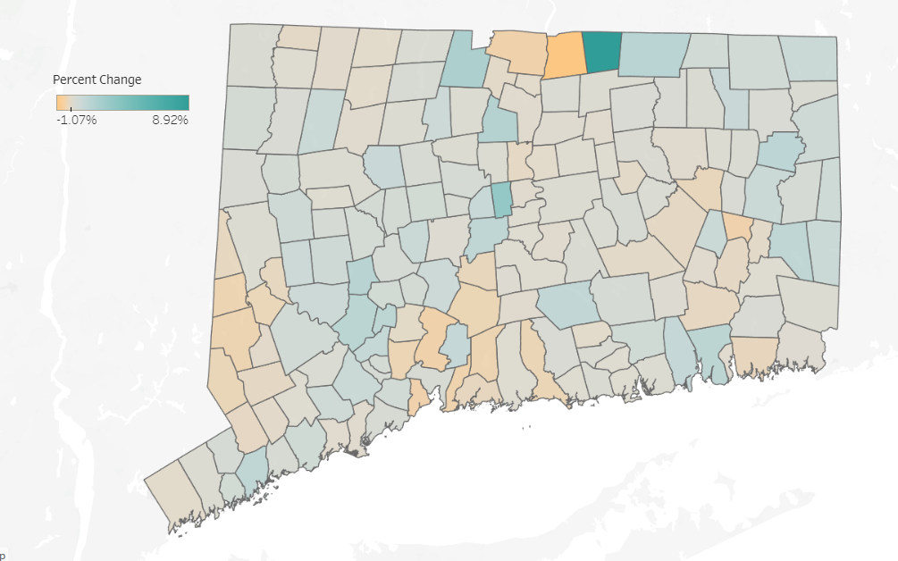 Connecticut launches new dashboard to track population changes by town