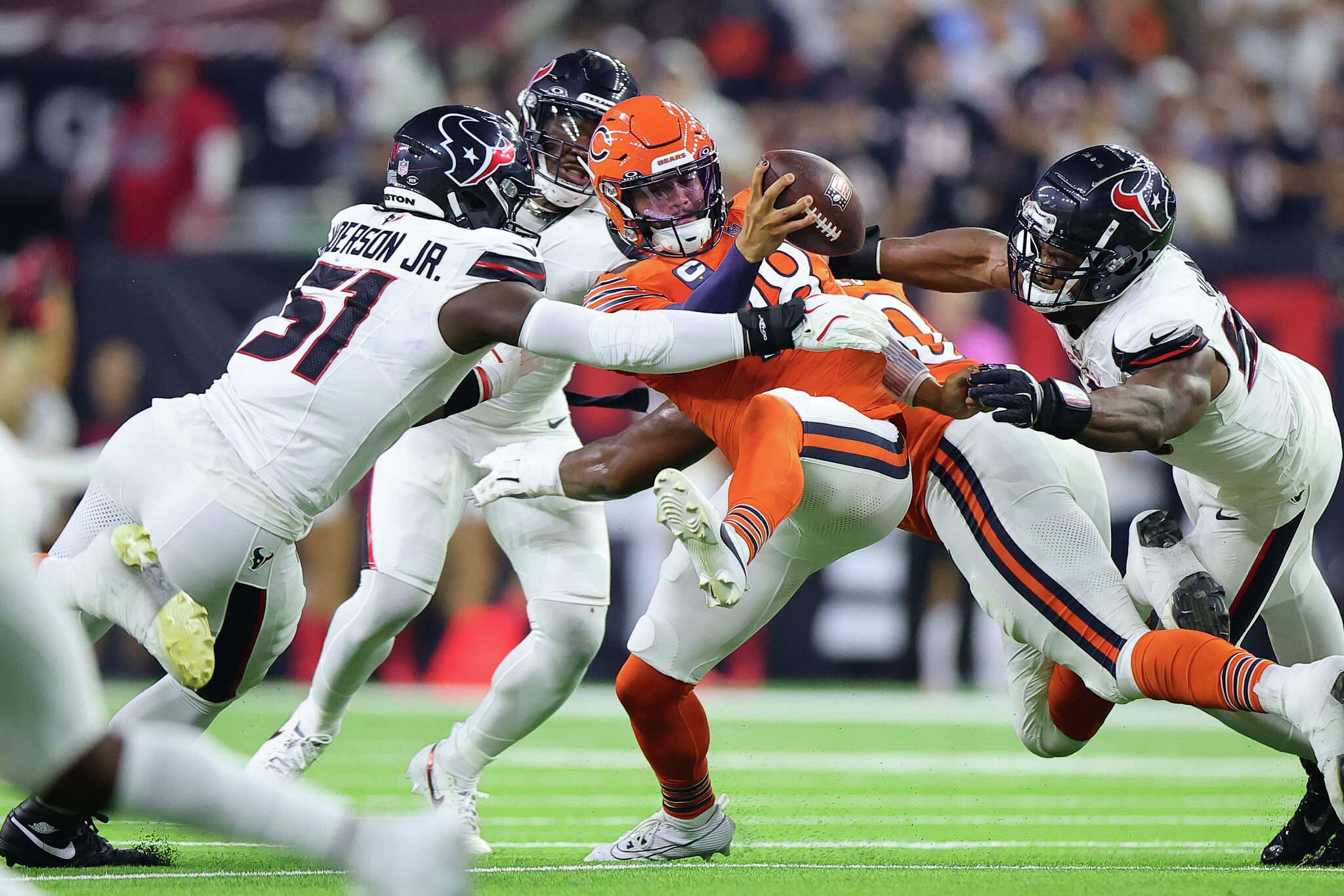 How Texans' fearsome defensive front attacks NFL QBs