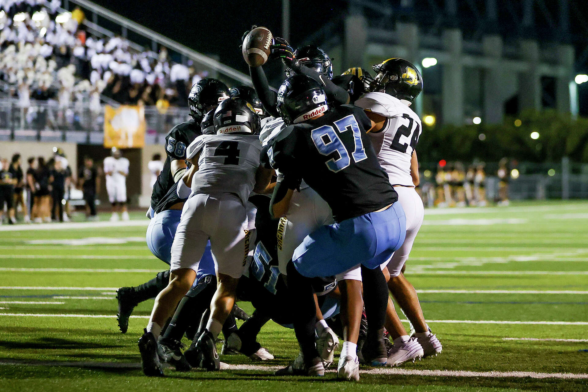 Brennan football routs Harlan in District 28-6A action