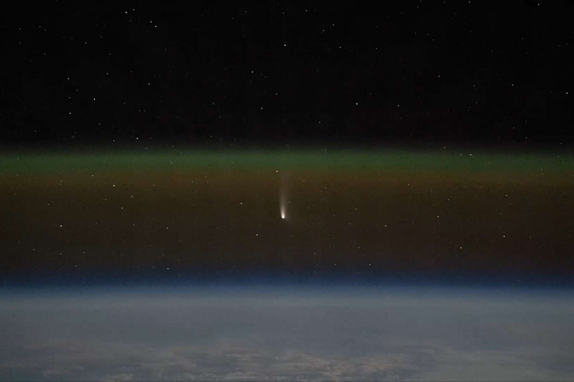 'Comet of the year' shines in new view from space