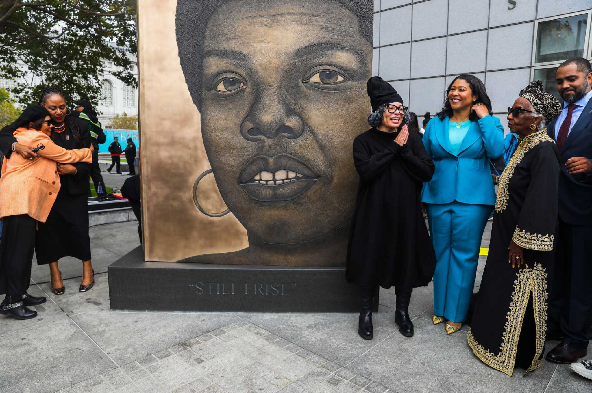 Maya Angelou monument by Berkeley artist unveiled in San Francisco