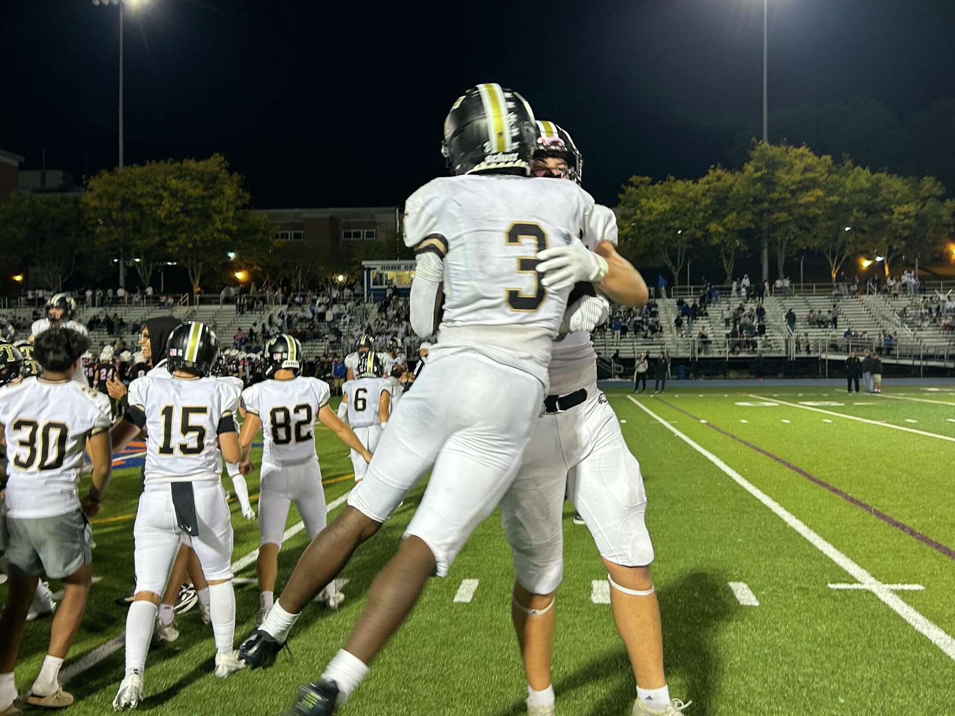 Trumbull football rallies from down 14 at halftime to beat Danbury