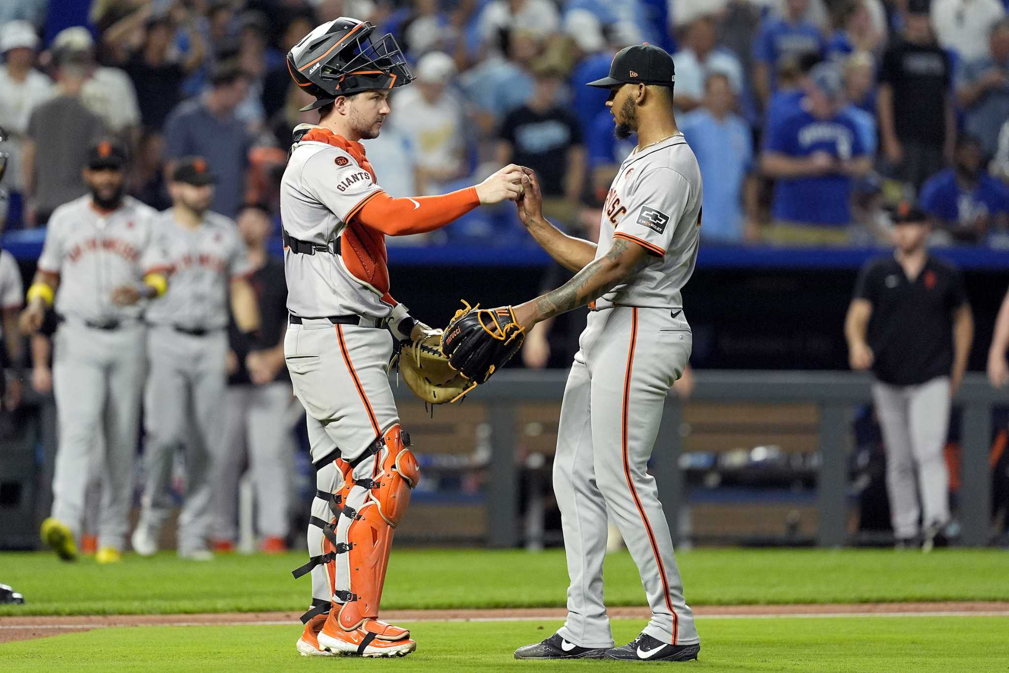 Giants escape Camilo Doval shakiness vs Royals, Mason Black gets a win