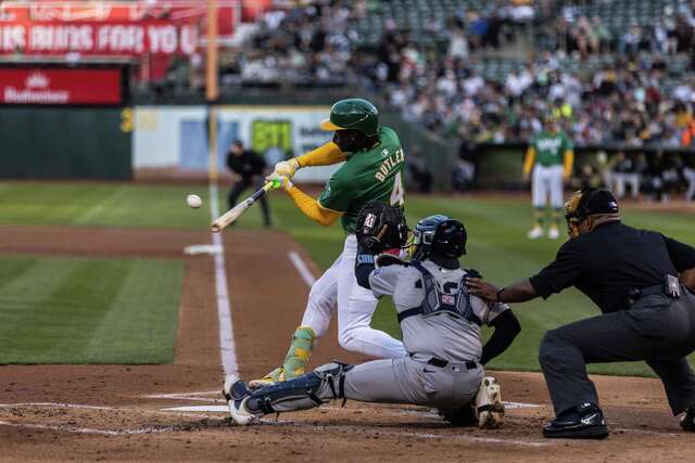 A’s crushed by Yankees 10-0 at Coliseum; Lawrence Butler makes history
