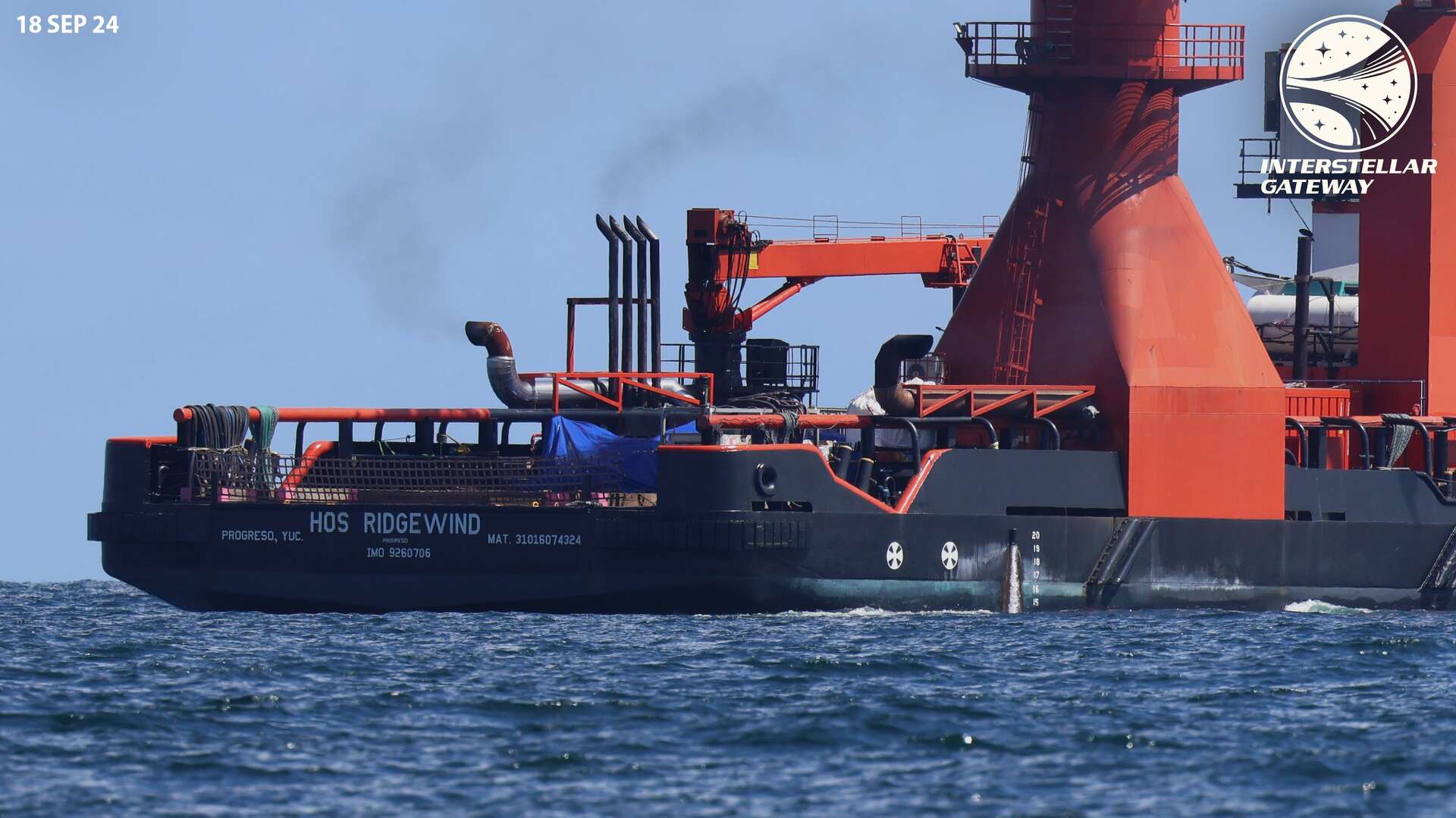 SpaceX was pulling sunken Starship booster from the Gulf off Starbase