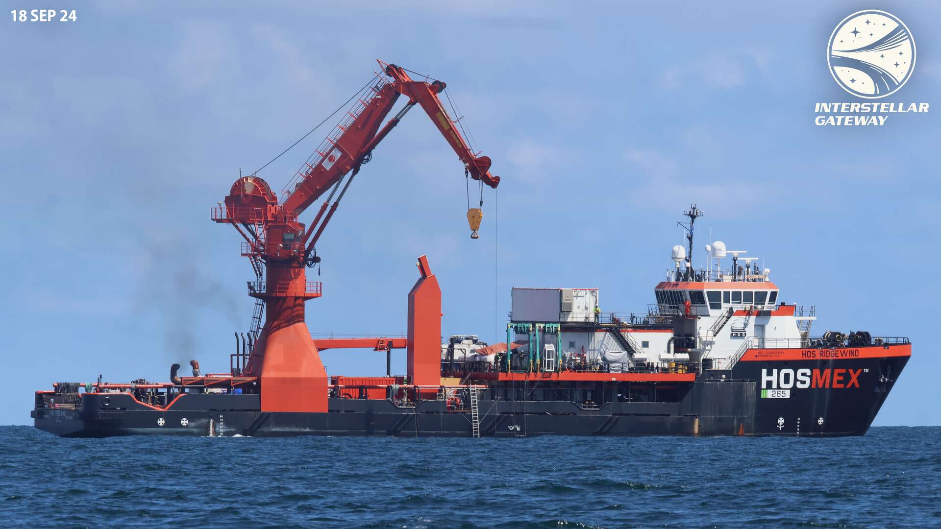 SpaceX was pulling sunken Starship booster from the Gulf off Starbase
