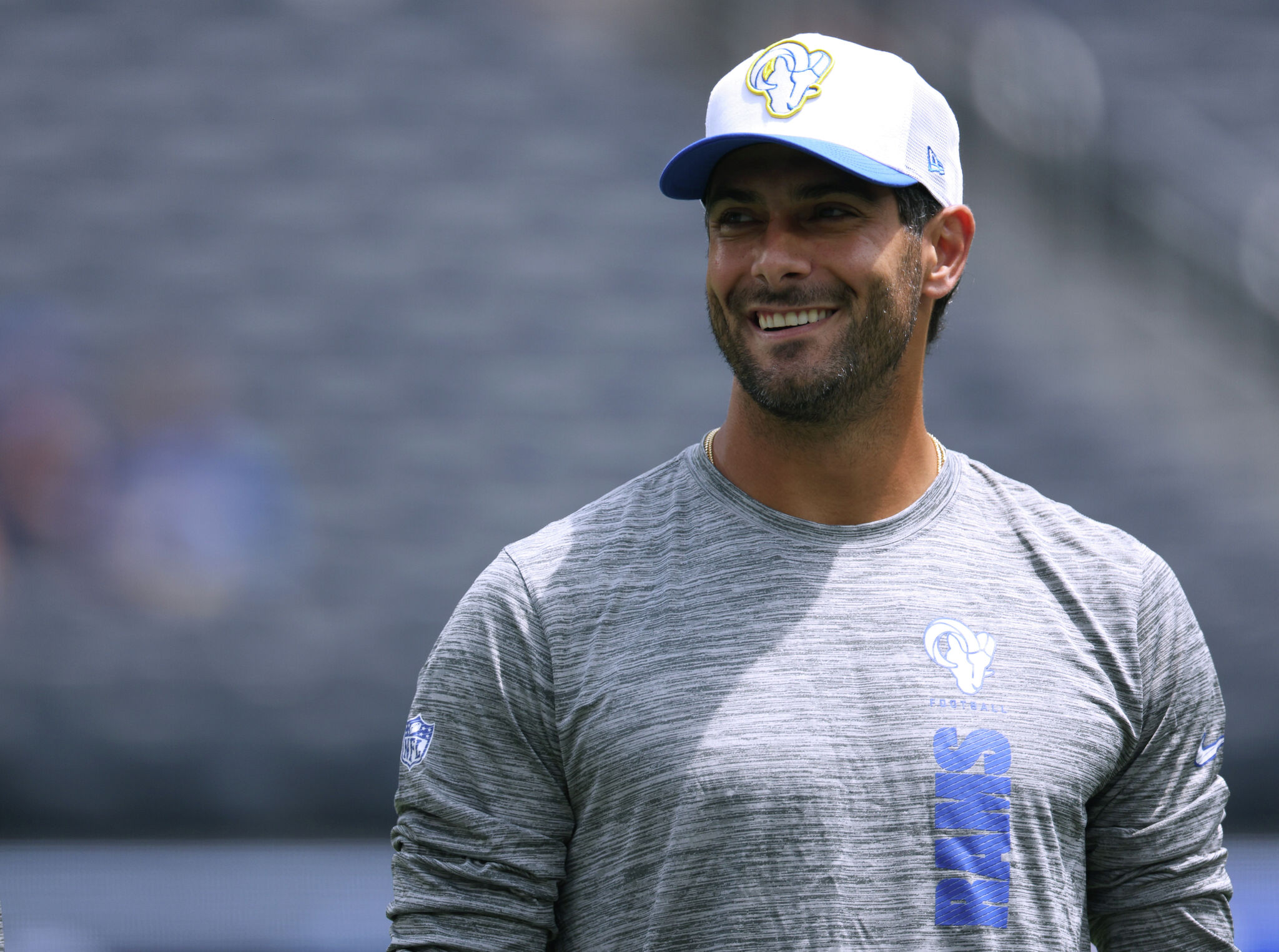 Jimmy Garoppolo suits up for Rams debut in ‘weird’ matchup vs. 49ers