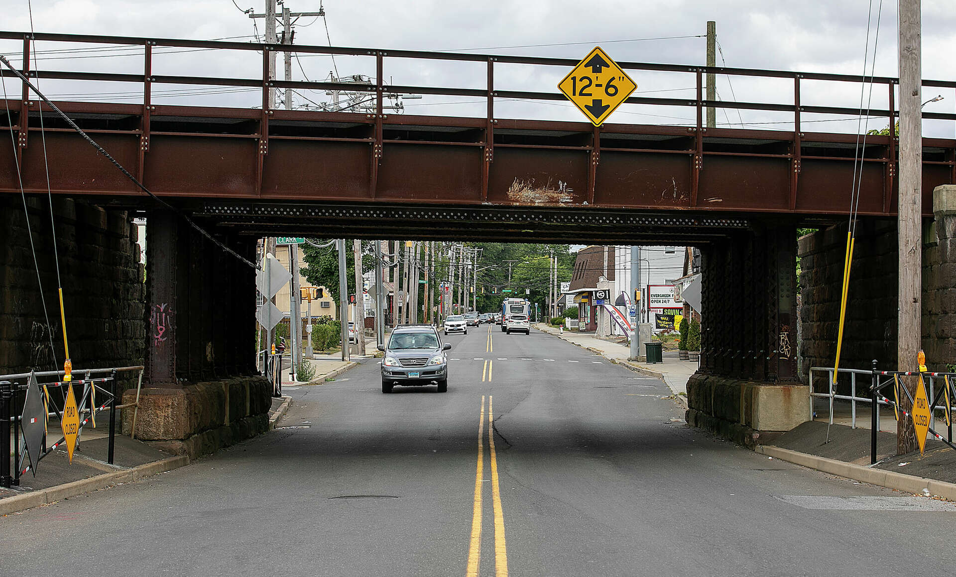 West Haven installs gates to prevent driving at underpass during flood