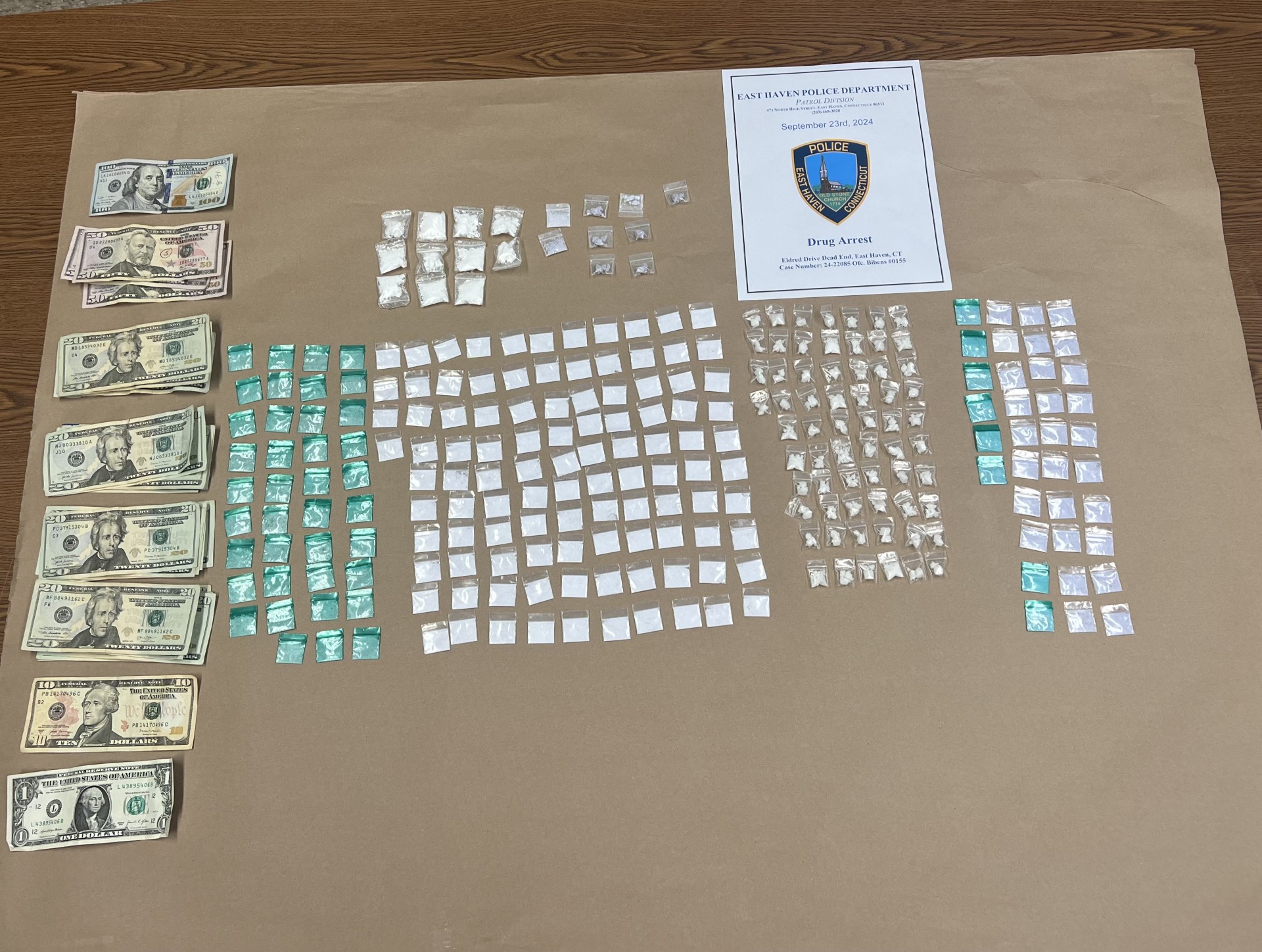 Hamden resident caught with 263 bags of drugs in East Haven: Police