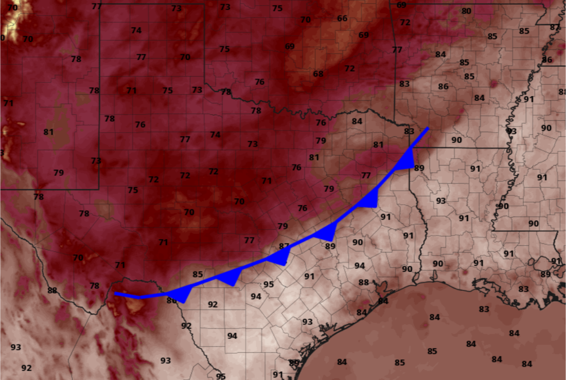 Cold fronts often stall before reaching South Texas. Here’s why.
