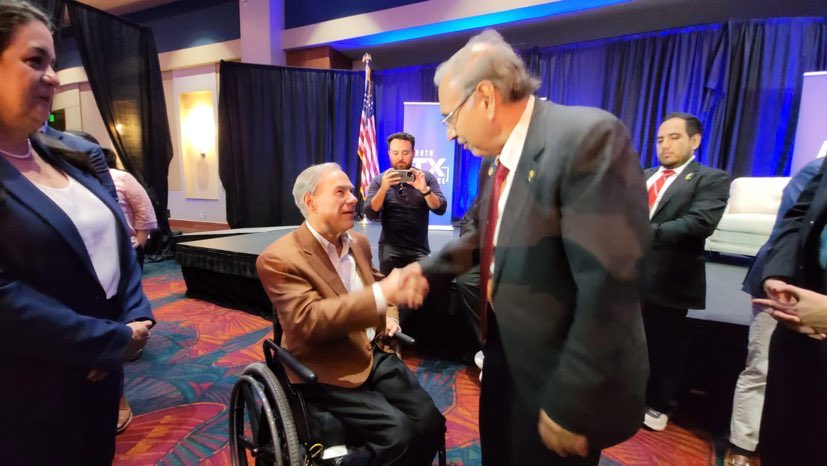 Mayor Trevino talks water, border security with Abbott, Texas mayors