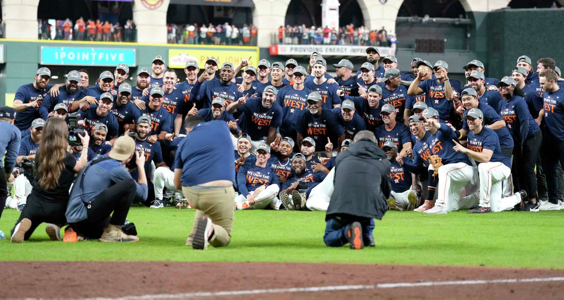 Houston Astros win AL West for fourth year in a row