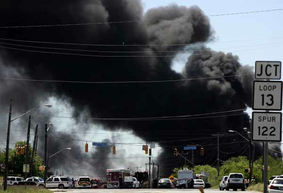 Refinery fire on South Side