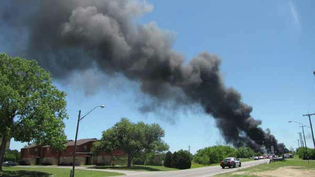 Refinery fire on South Side