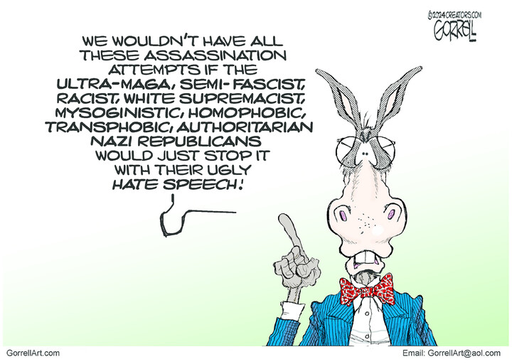 Reader slams cartoon for labeling Republicans with hate speech