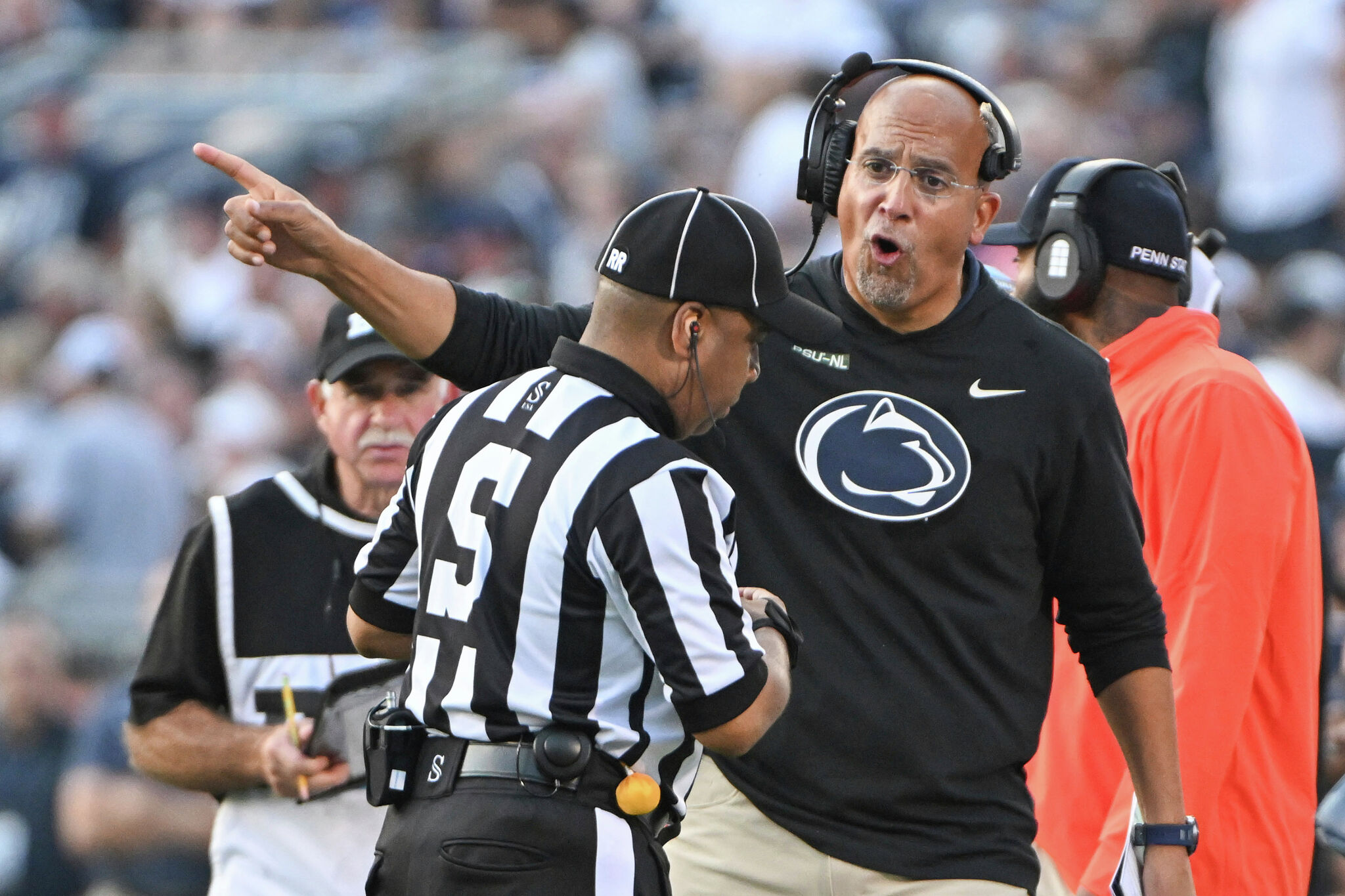 Penn State vs. Illinois football officials, referee, umpire, judges