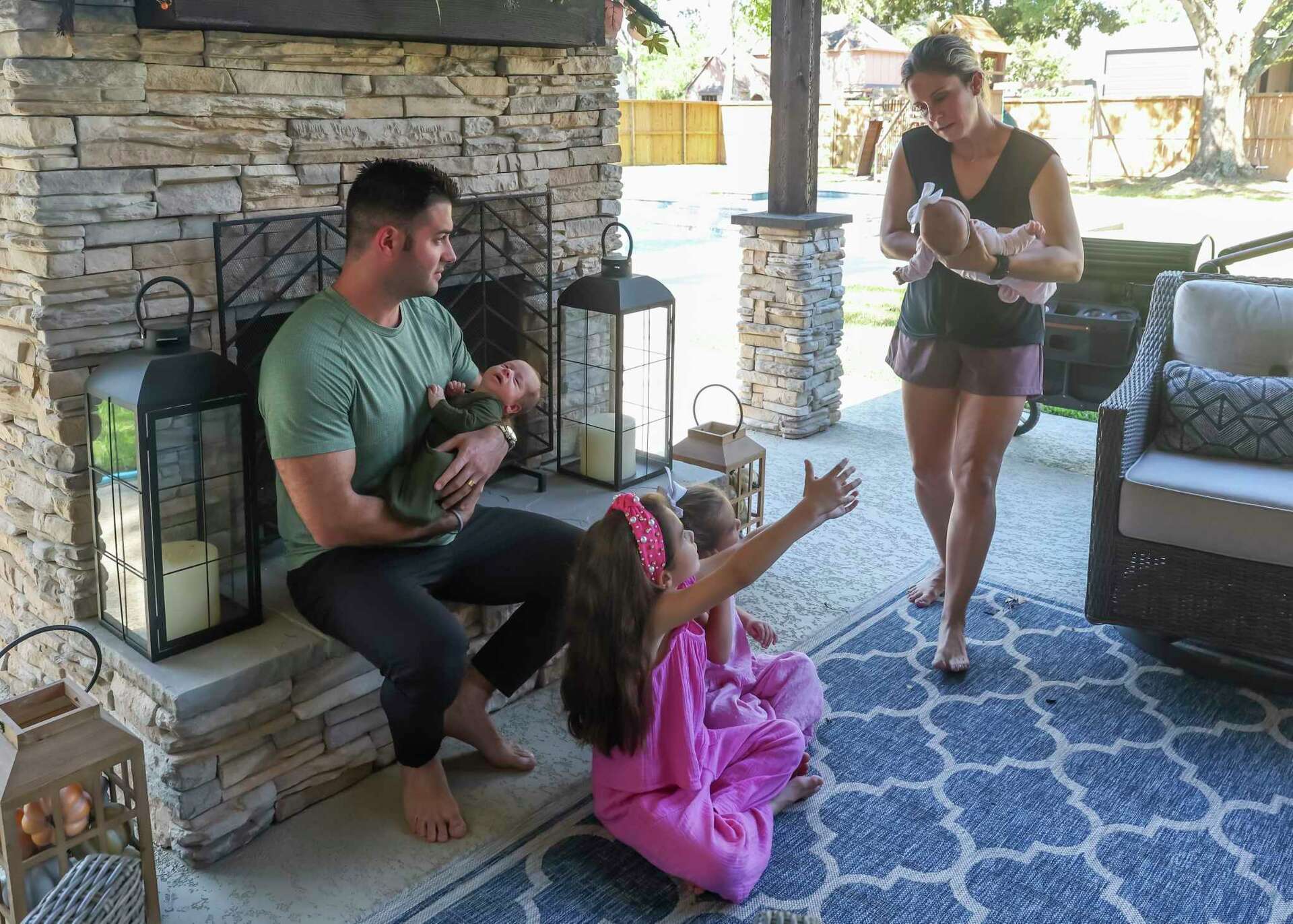 Friendswood 'spontaneous' triplets have set of identical twin girls