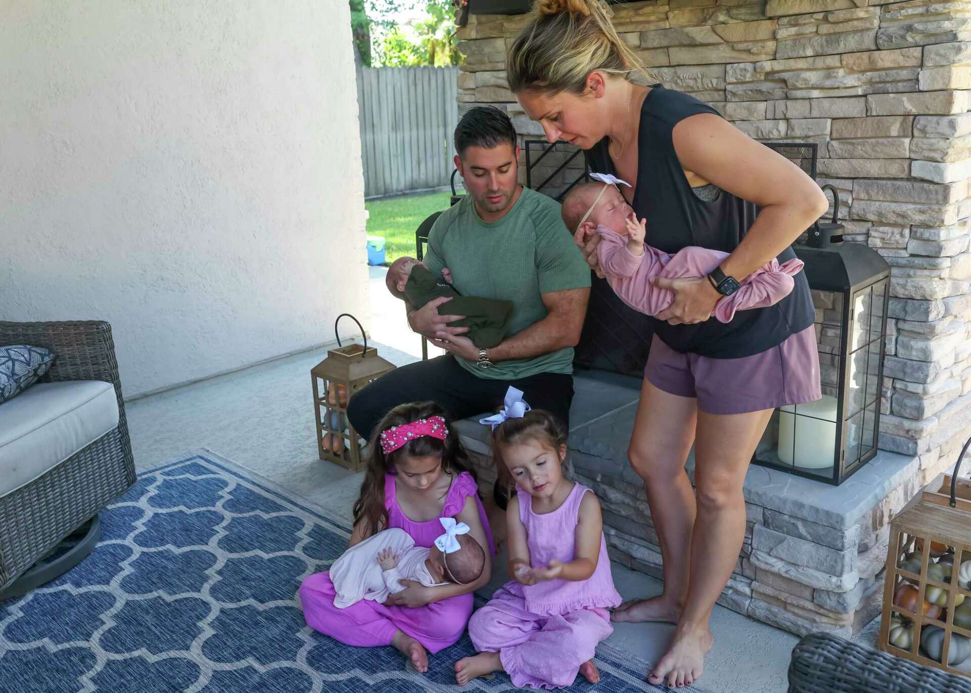 Friendswood 'spontaneous' triplets have set of identical twin girls
