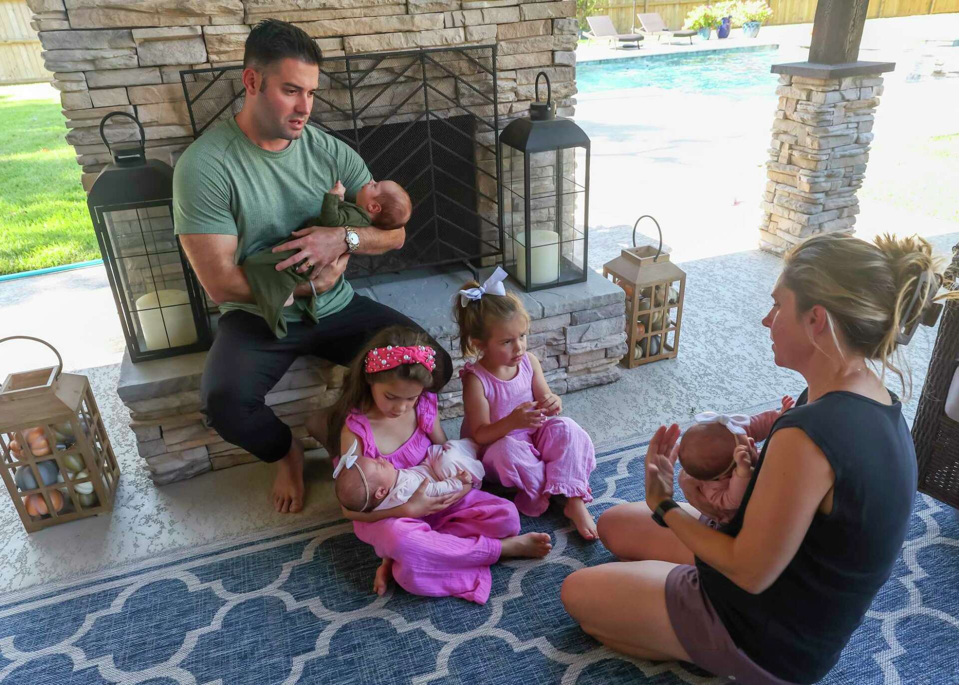 Friendswood 'spontaneous' triplets have set of identical twin girls