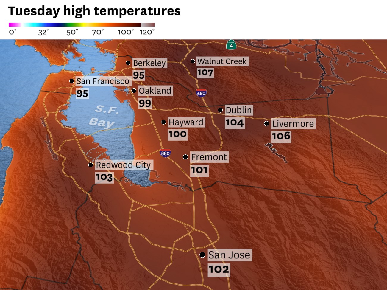 San Francisco weather is about to get really hot. Here's a timeline
