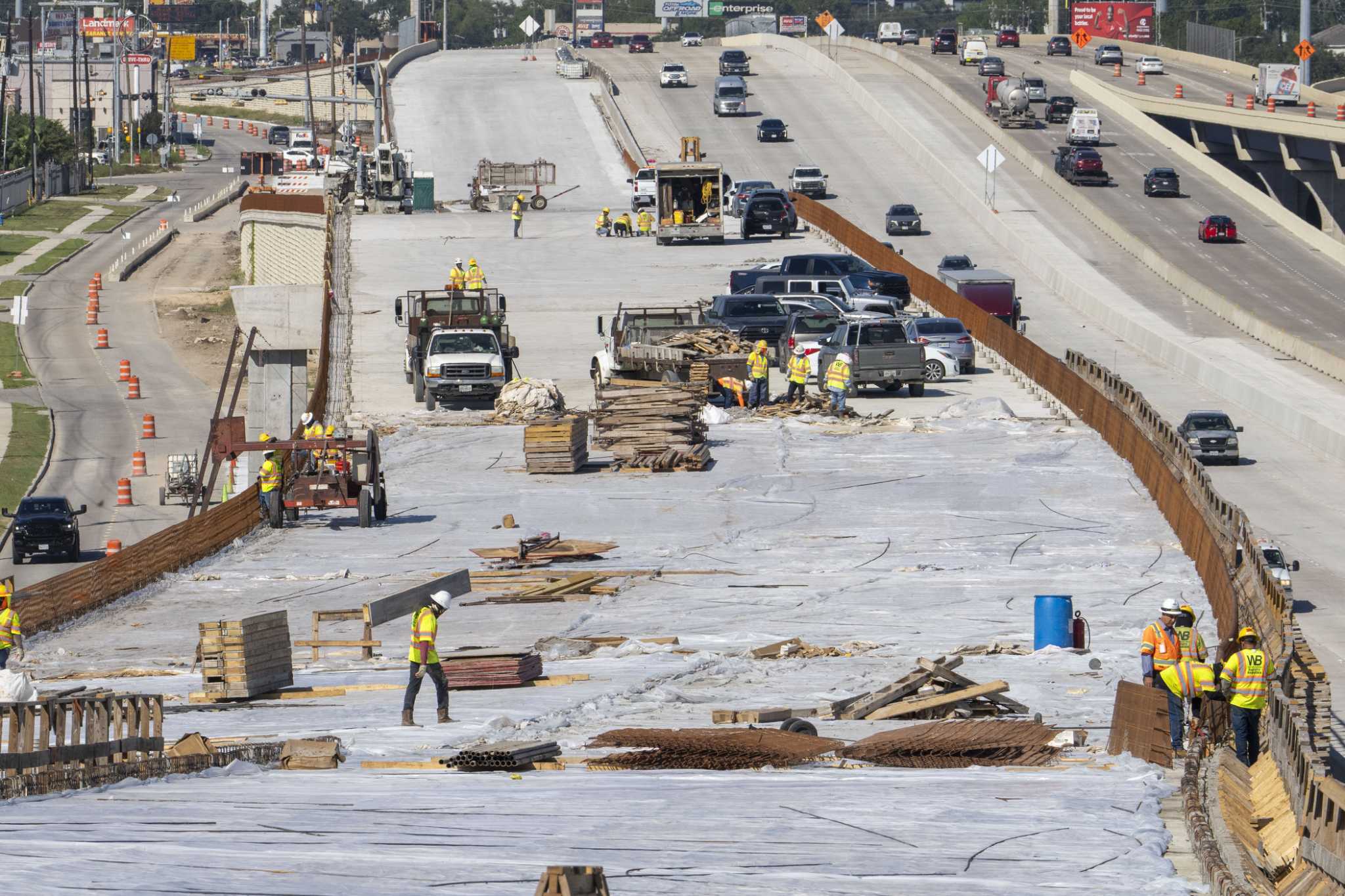 Ramps at Loop 610 and Texas set to open in mid-October, TxDOT says