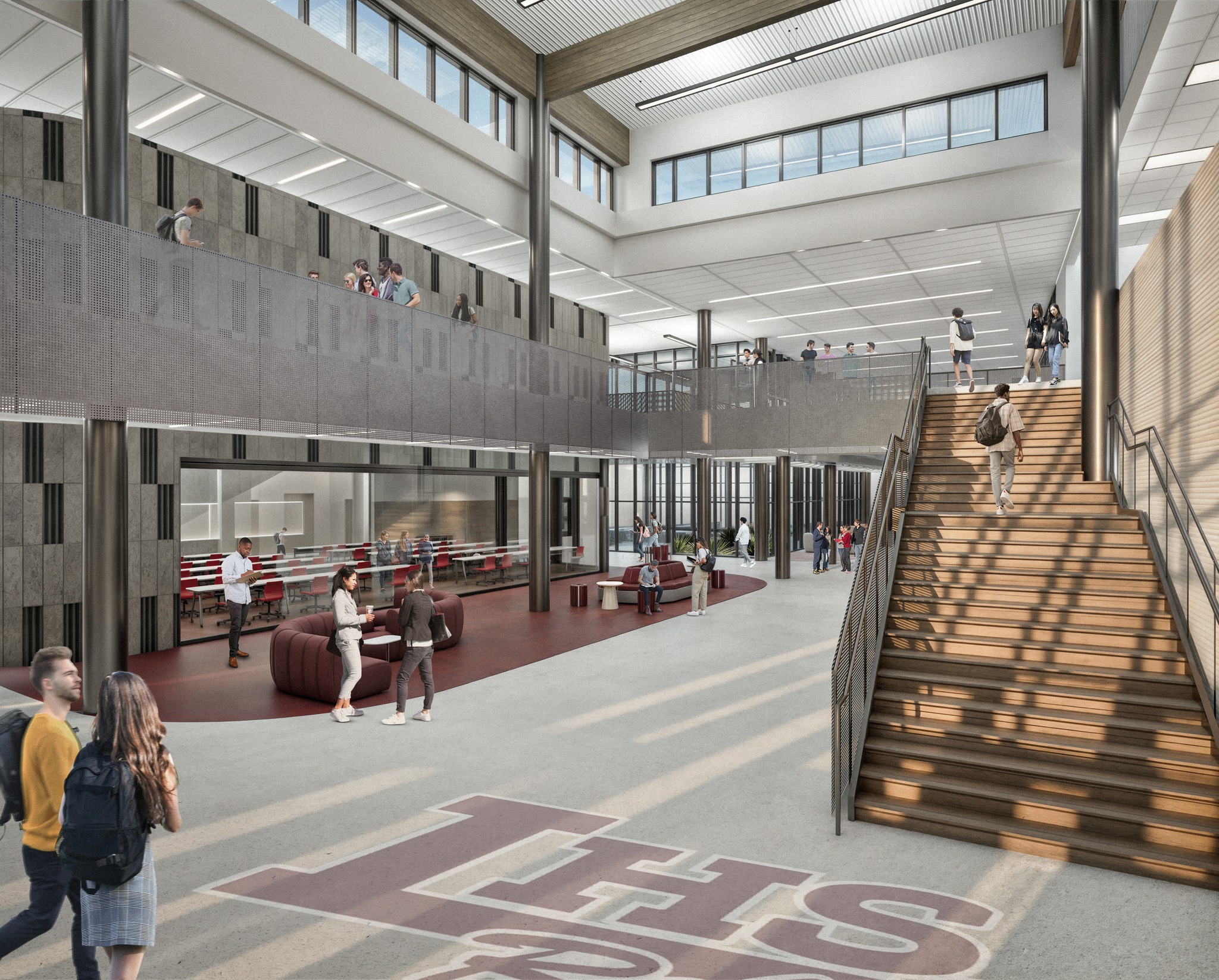 Here are more renderings of the new Legacy High School