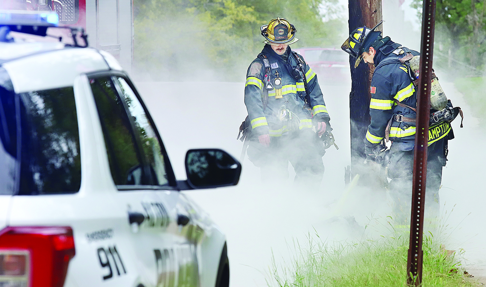 Illinois man escapes injury after dirt bike crashes into pole