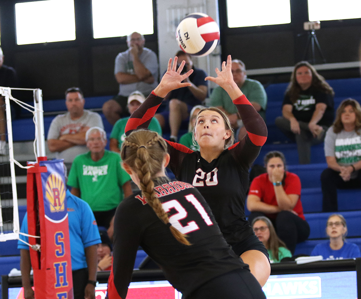 MONDAY VOLLEYBALL: Shells sweep Birds; 1,700 for Calhoun's Pohlman