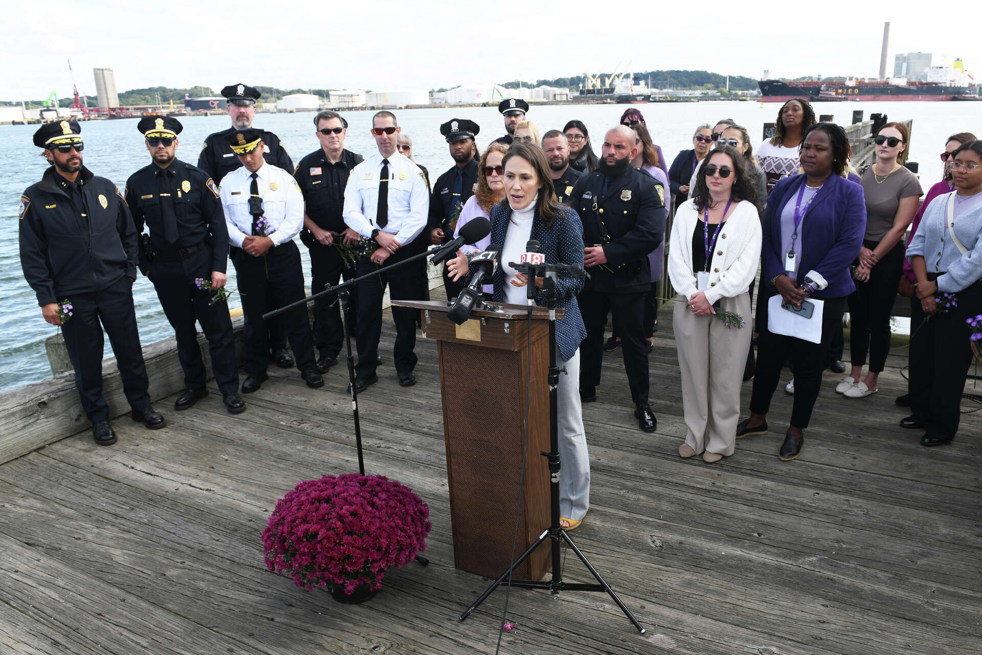 Domestic violence victims not alone, advocates say at New Haven event