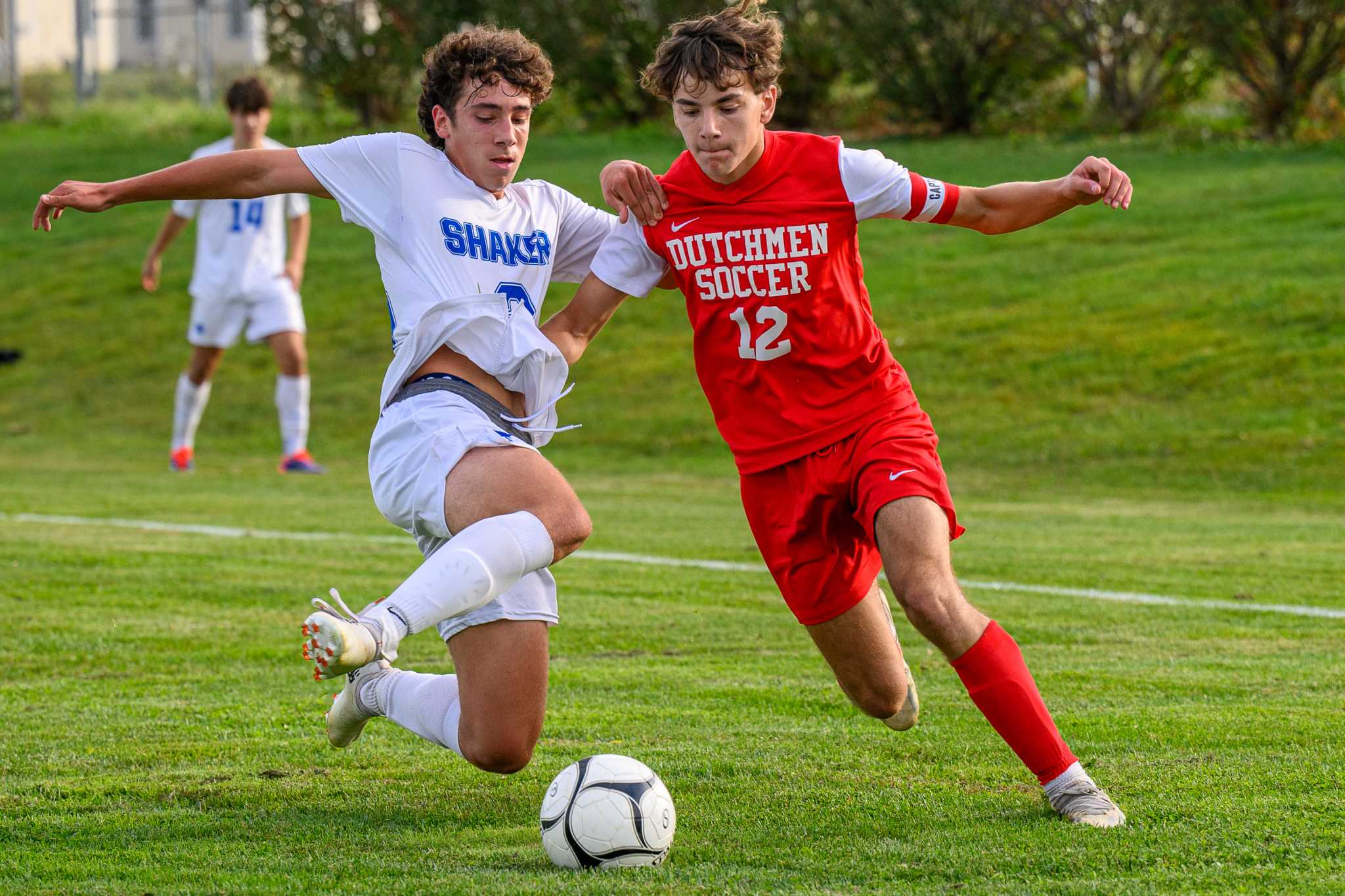 Early goal powers Guilderland past Shaker in boys' soccer