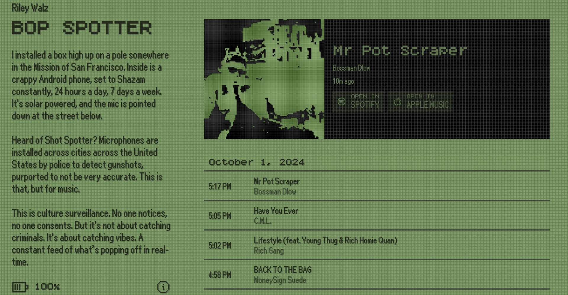 A hidden device in S.F. is sharing the Mission’s musical soundtrack