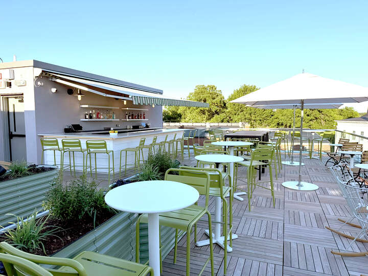Look inside the Abner boutique hotel and rooftop bar in Litchfield