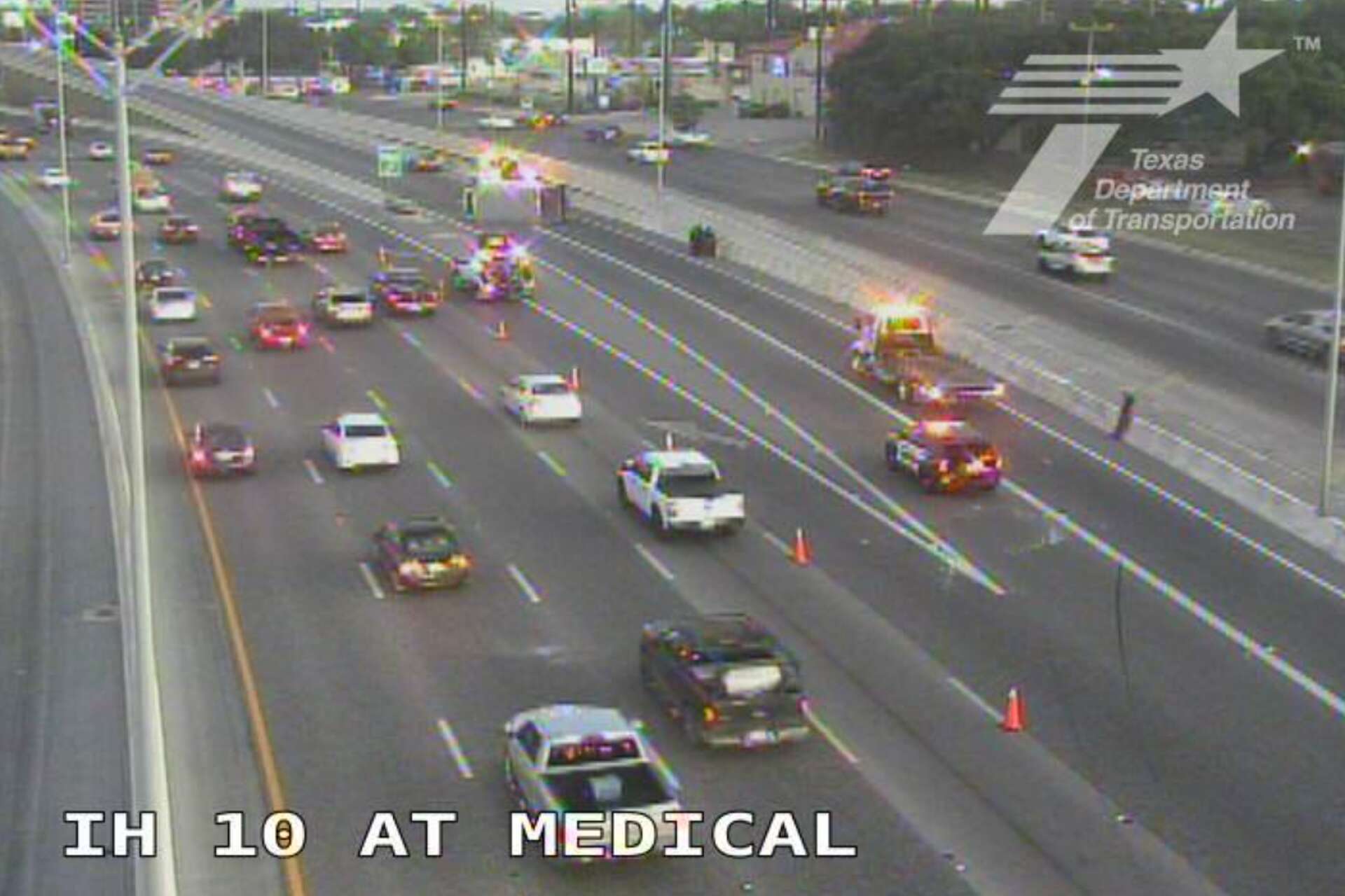 Major San Antonio highway exit ramp blocked after rollover