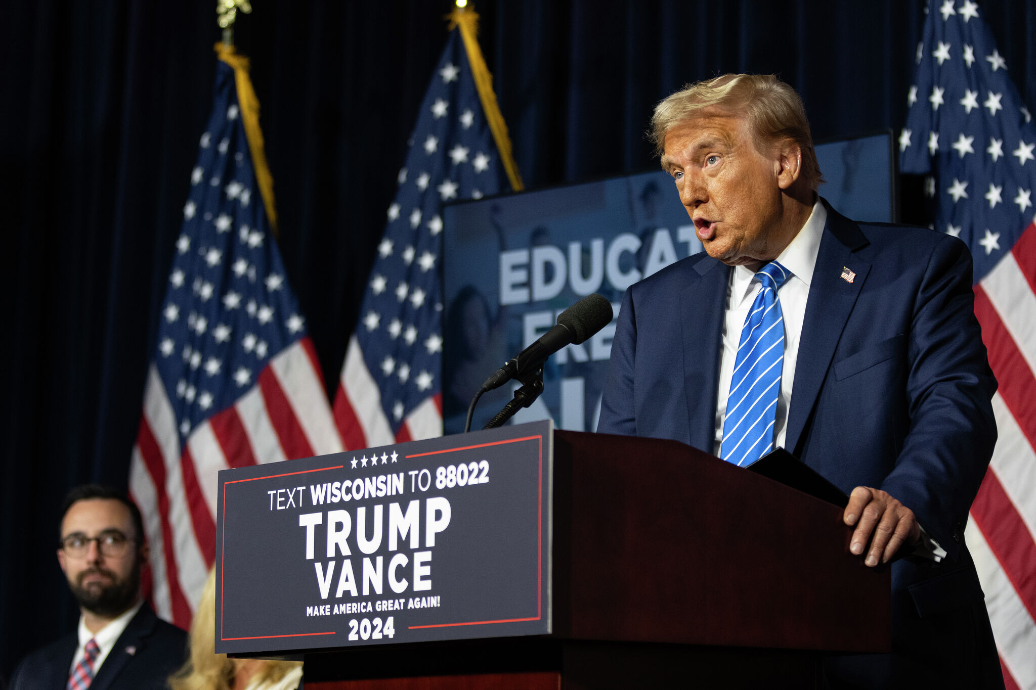 WATCH LIVE: Donald Trump campaigns at Saginaw Valley State University